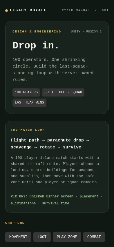 Legacy Royale Mobile