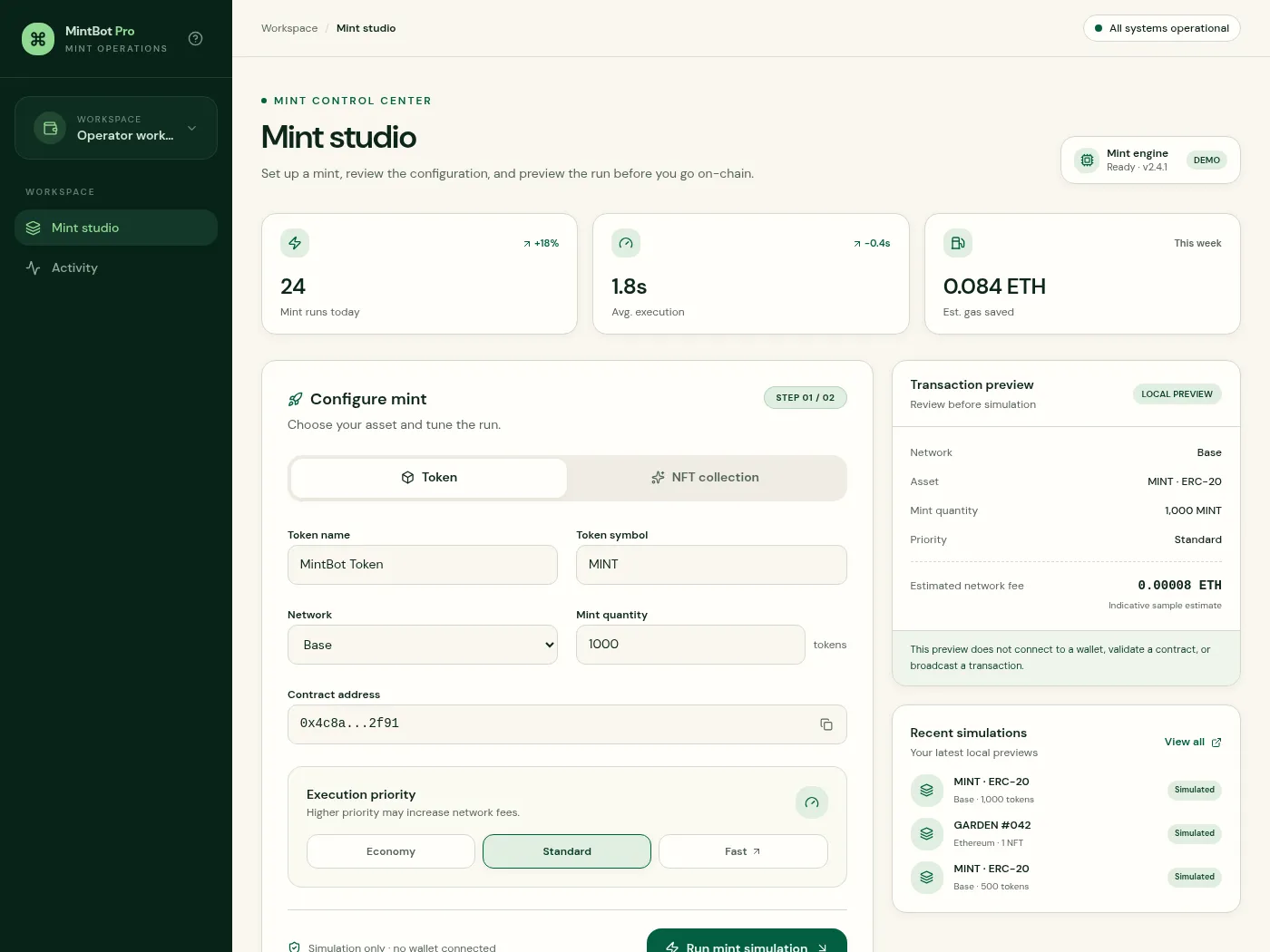 MintBot Pro
