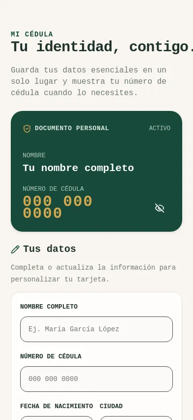 Mi Cédula App