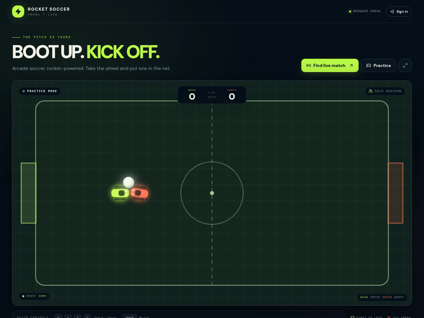 Rocket Soccer Arena