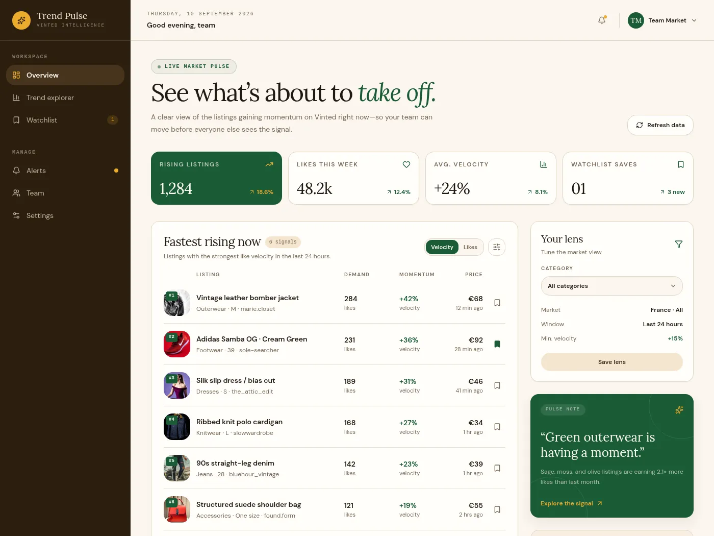Vinted Trend Pulse