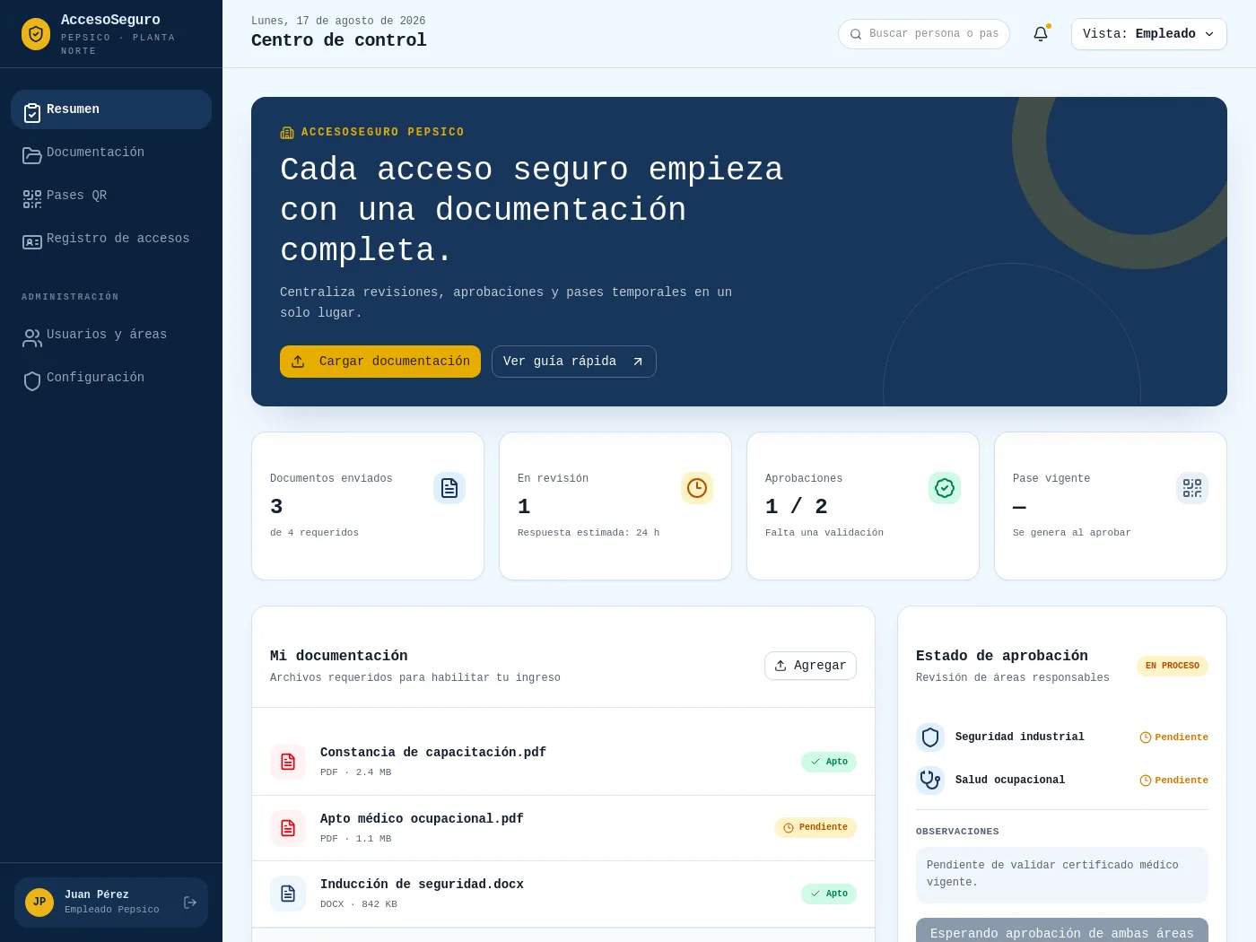 AccesoSeguro Pepsico