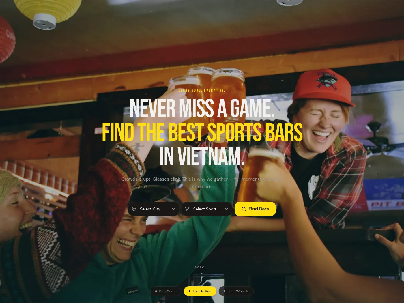 Vietnam Sports Bars Landing