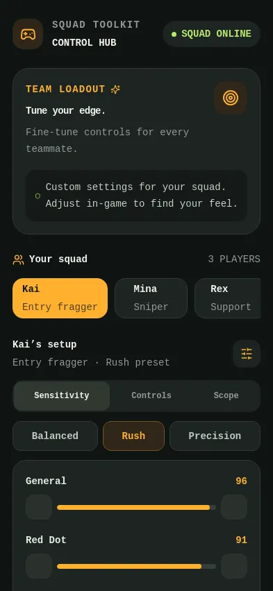 Free Fire Control Hub