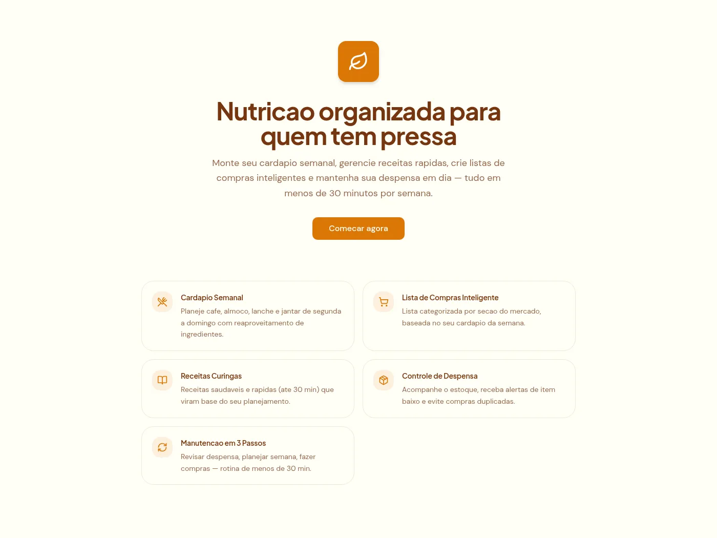NutriTime Manager