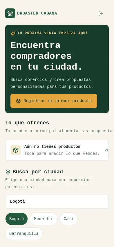 Broaster Cabana App