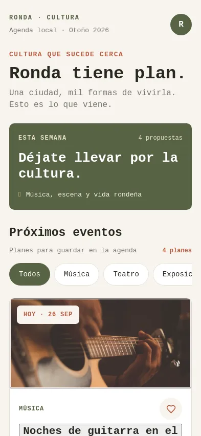 Ronda Cultura App
