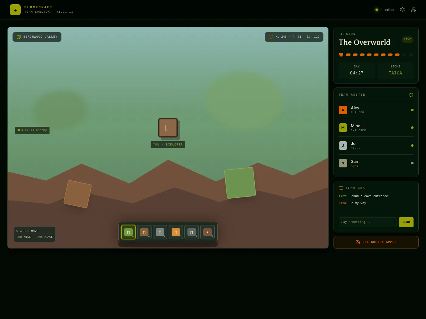 BlockCraft Web Client