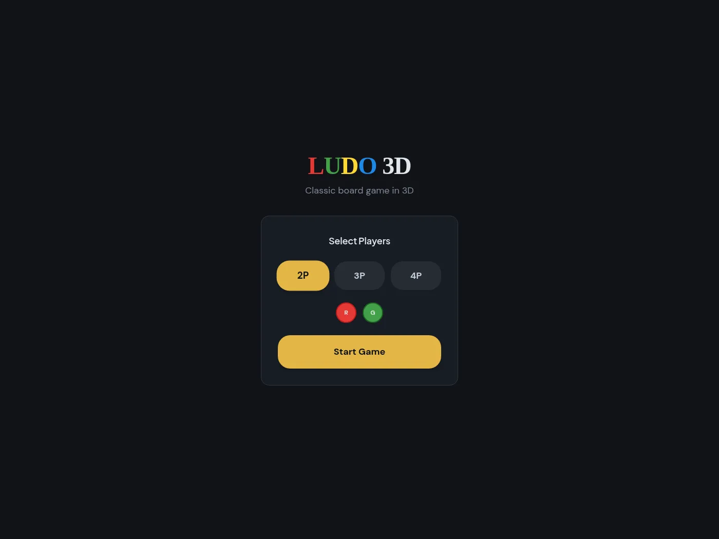 Ludo 3D Game