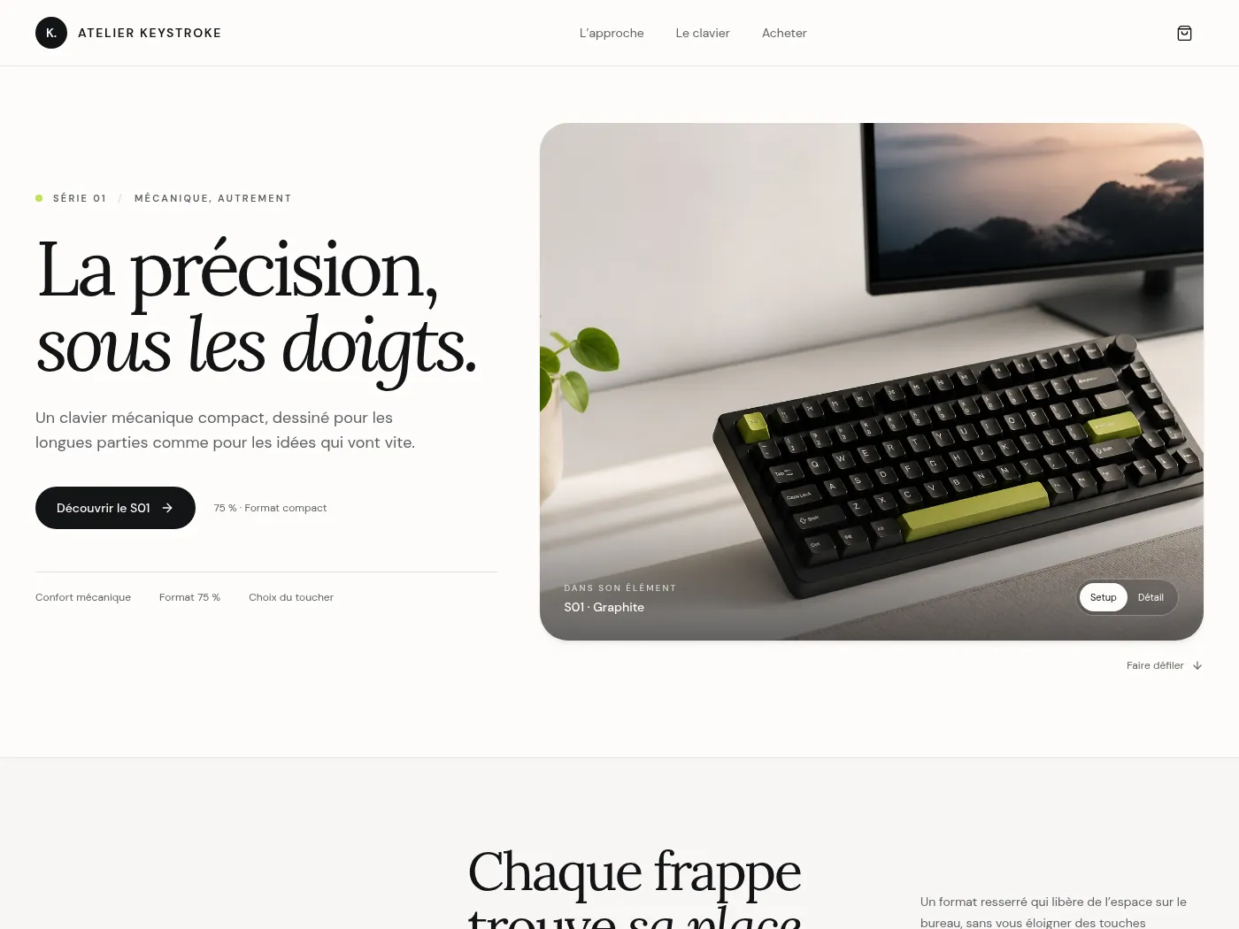 Gaming Keyboard Storefront