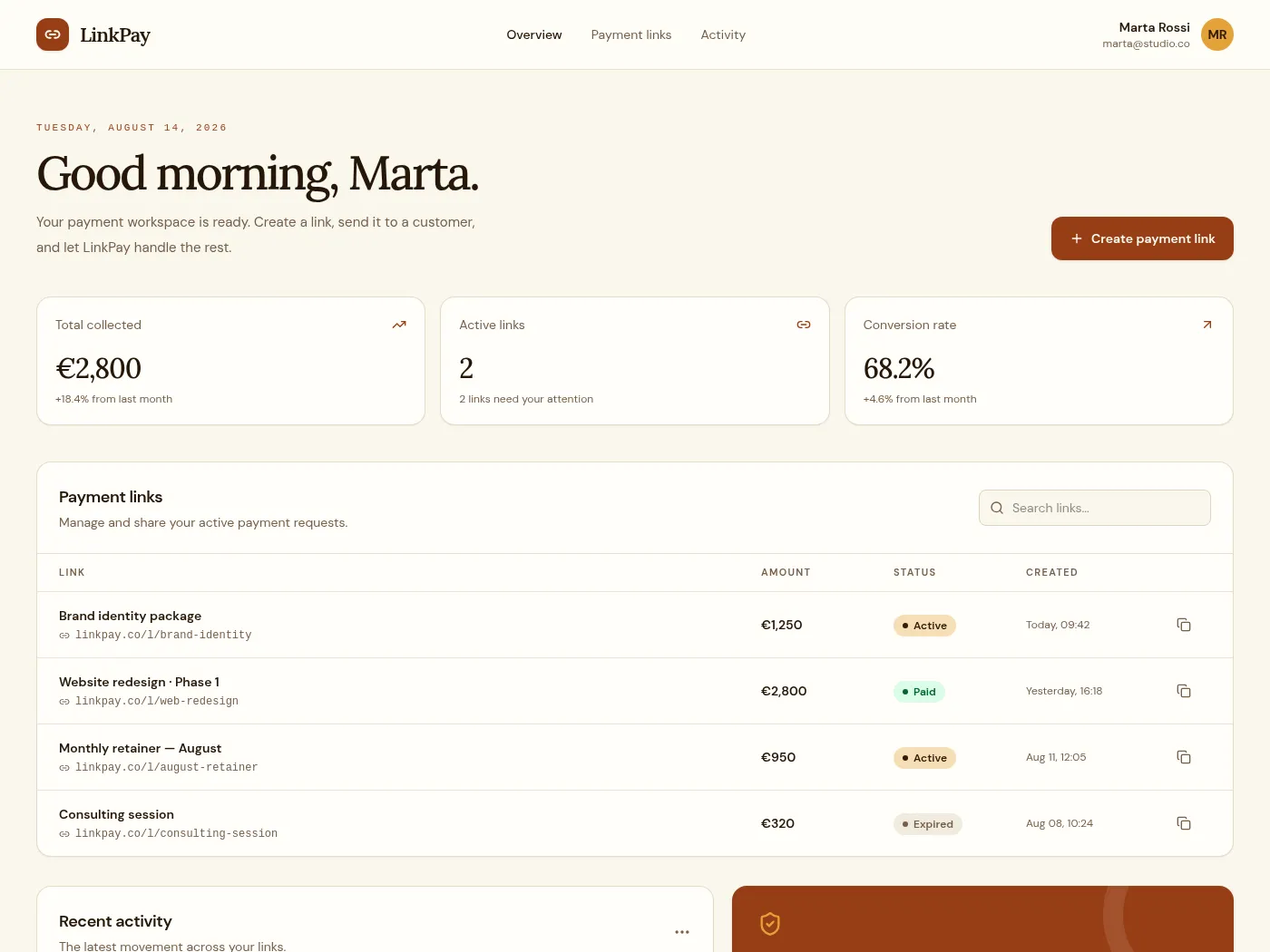 LinkPay System
