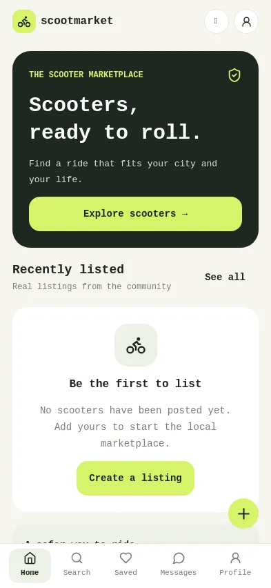 ScootMarket Mobile App