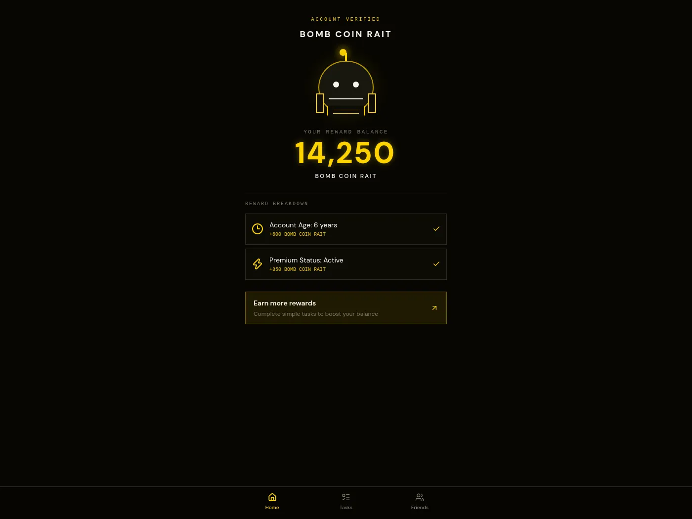 BOMB Coin RAIT MiniApp