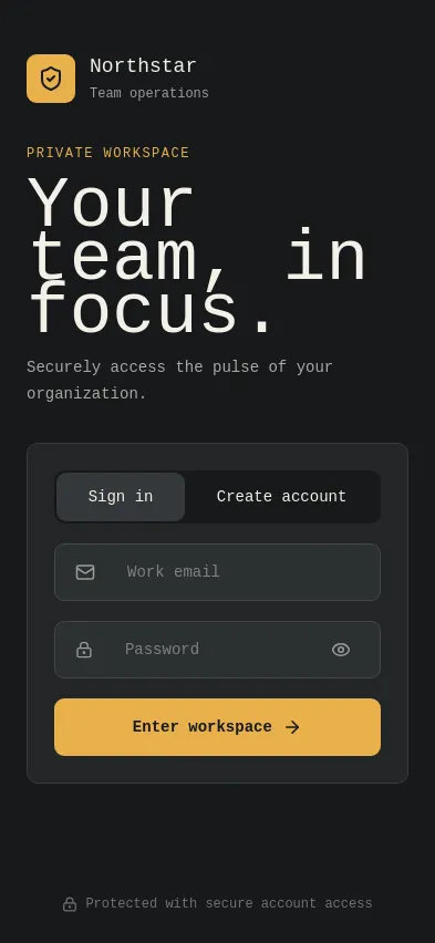 Team Admin Panel Mobile
