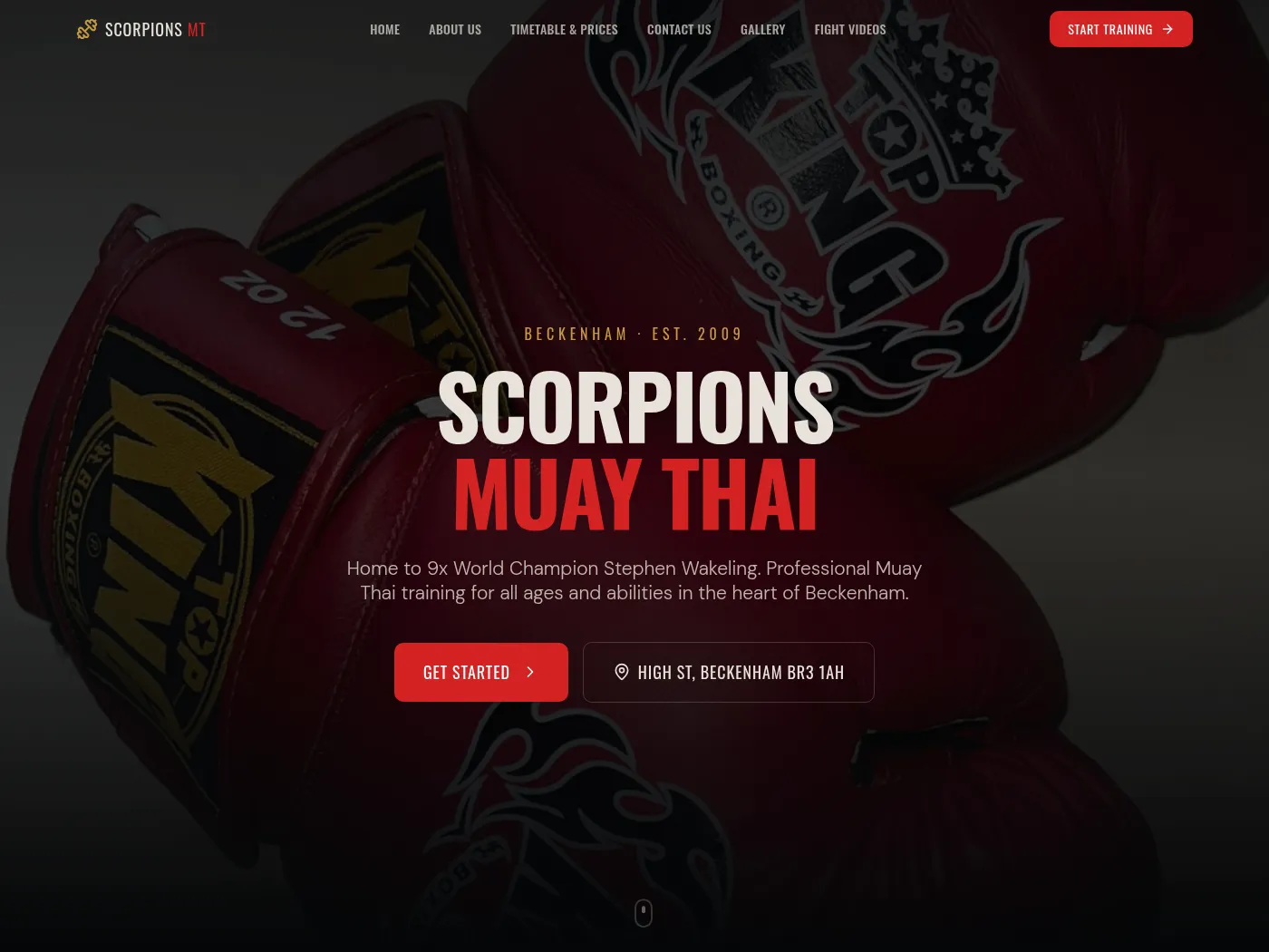 Modern Scorpions Thai Boxing