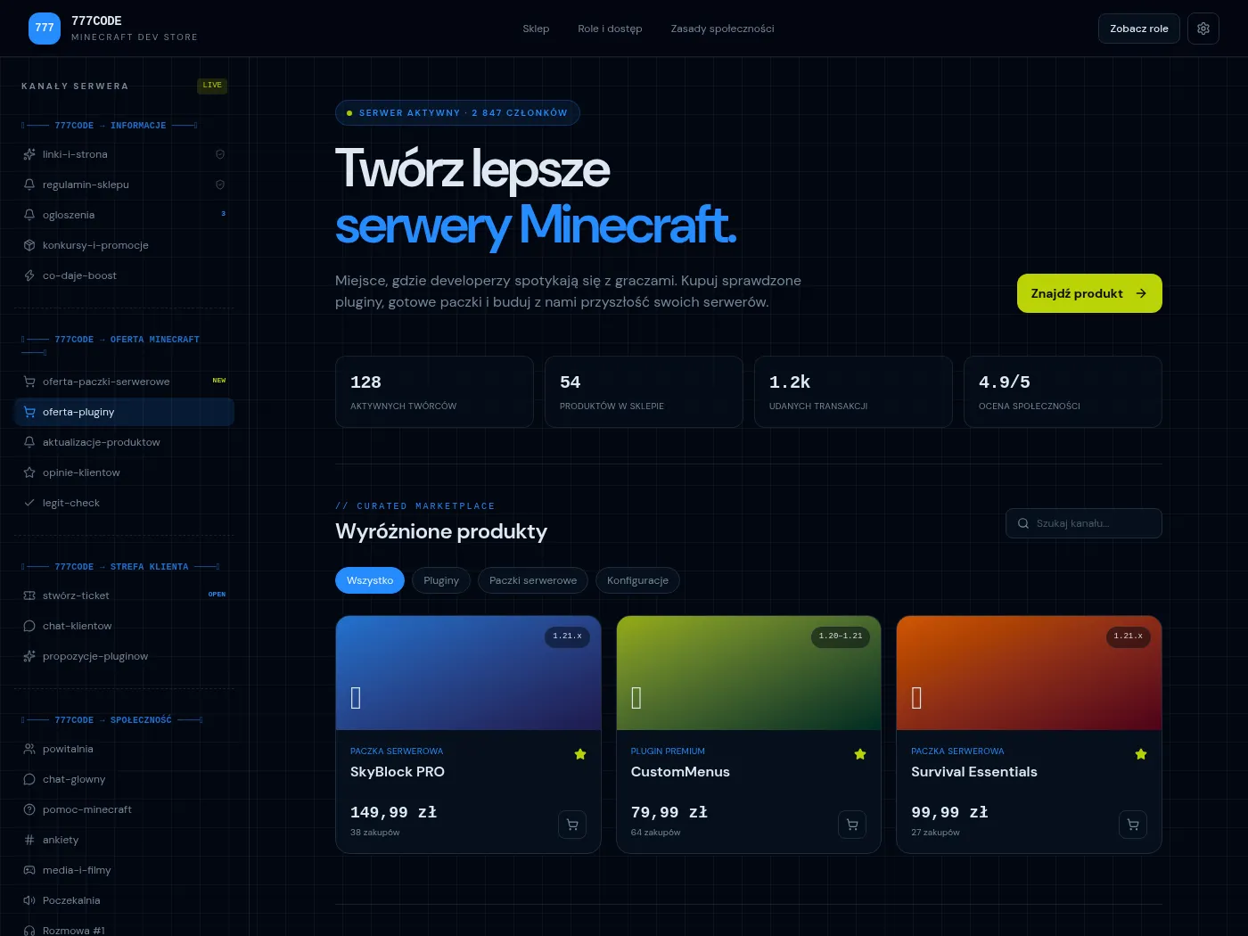 777Code MC Dev Hub