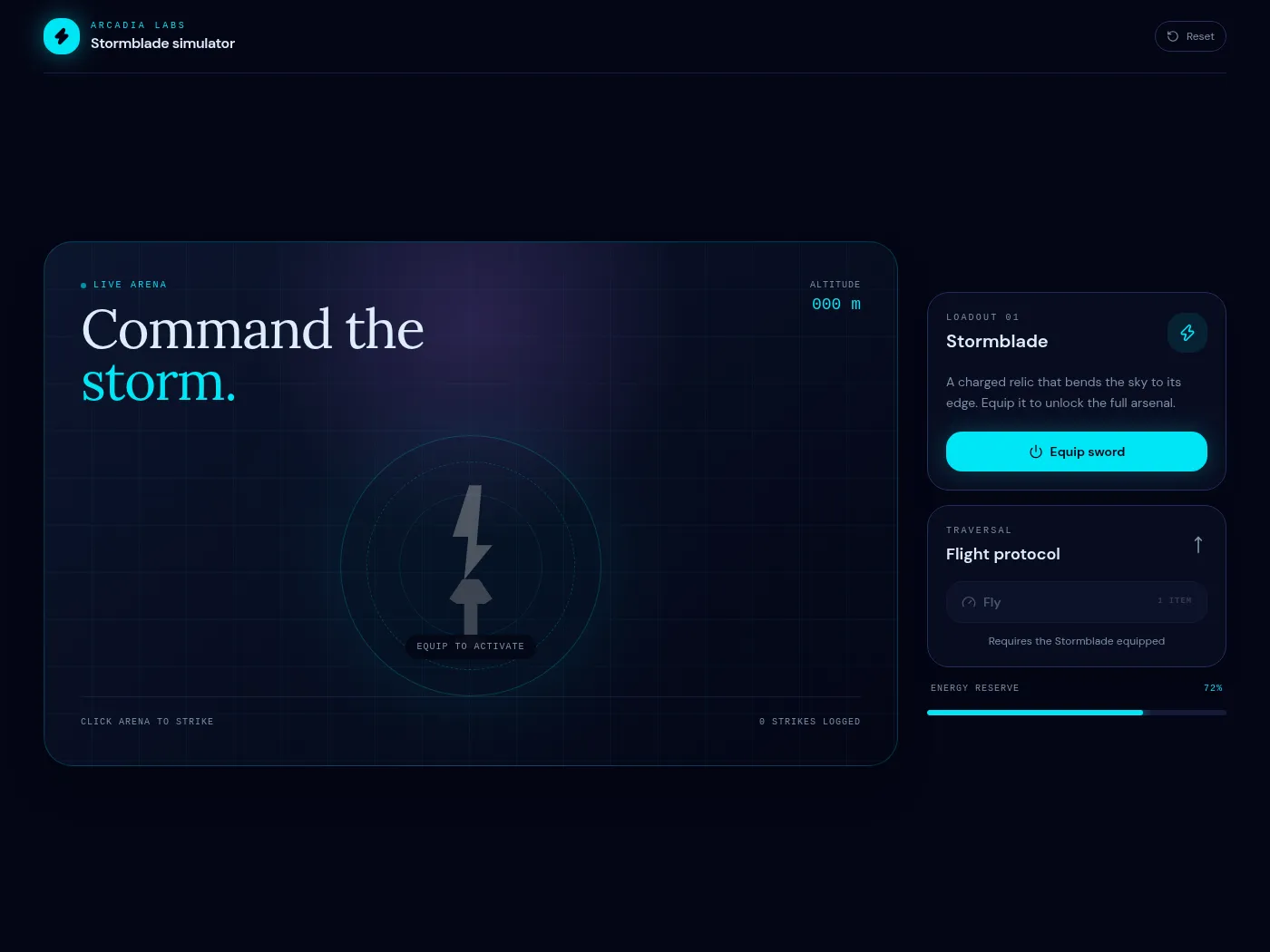 Lightning Sword Simulator