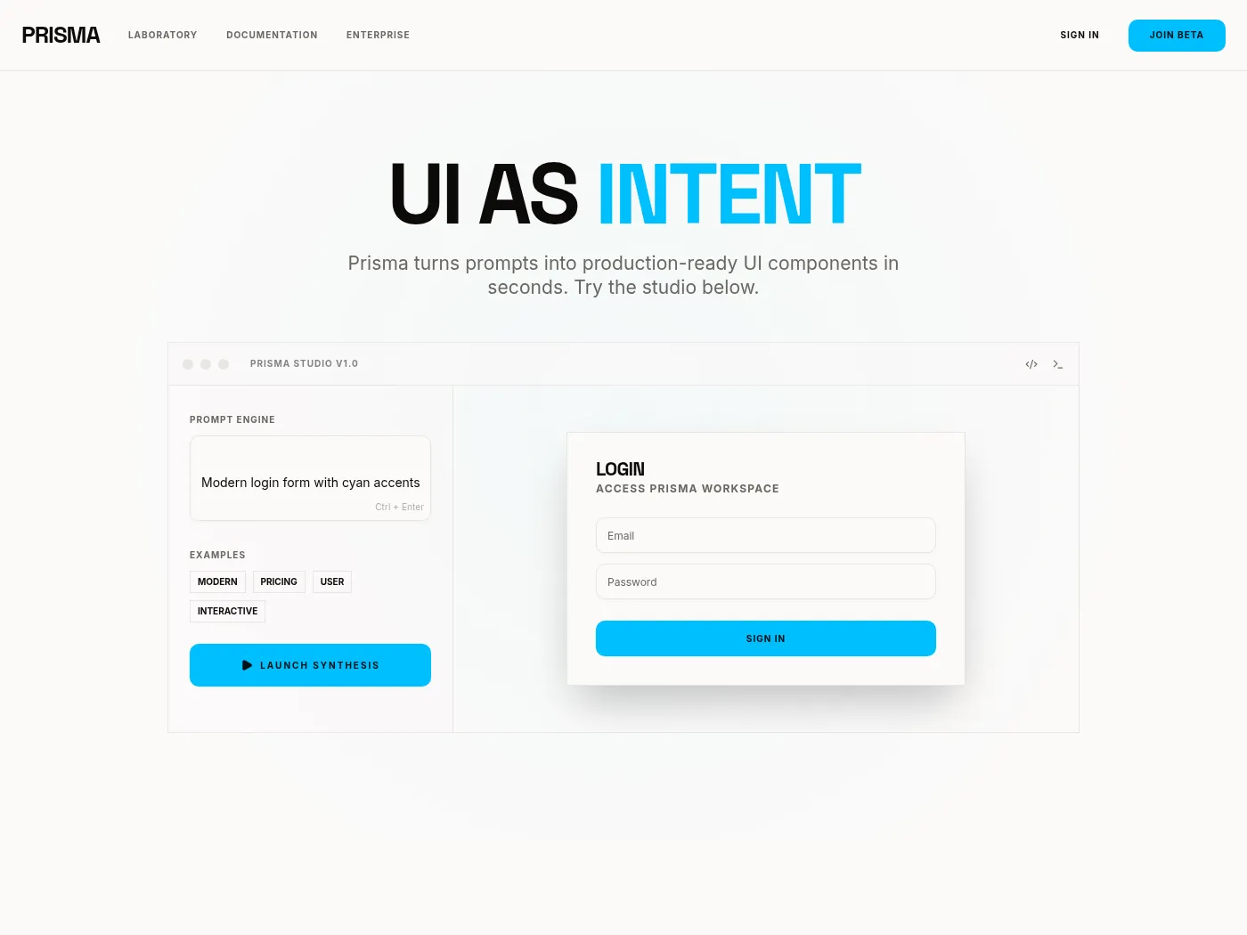 Live Demo Hero Page