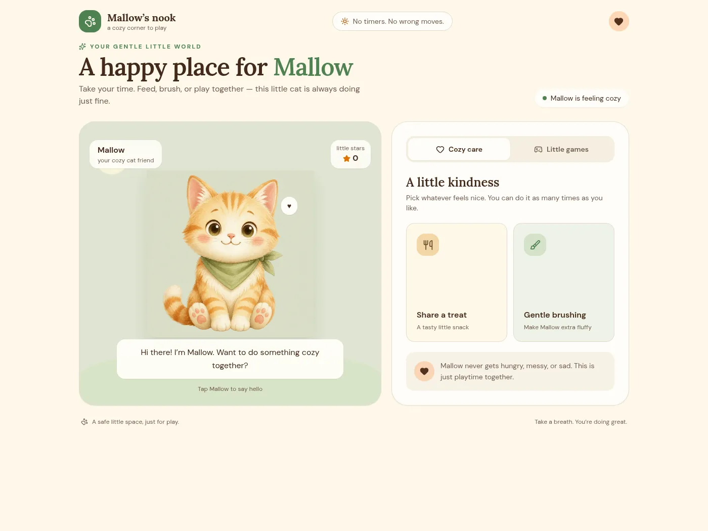 Calm Cat Companion