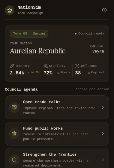 NationSim Strategy Extension
