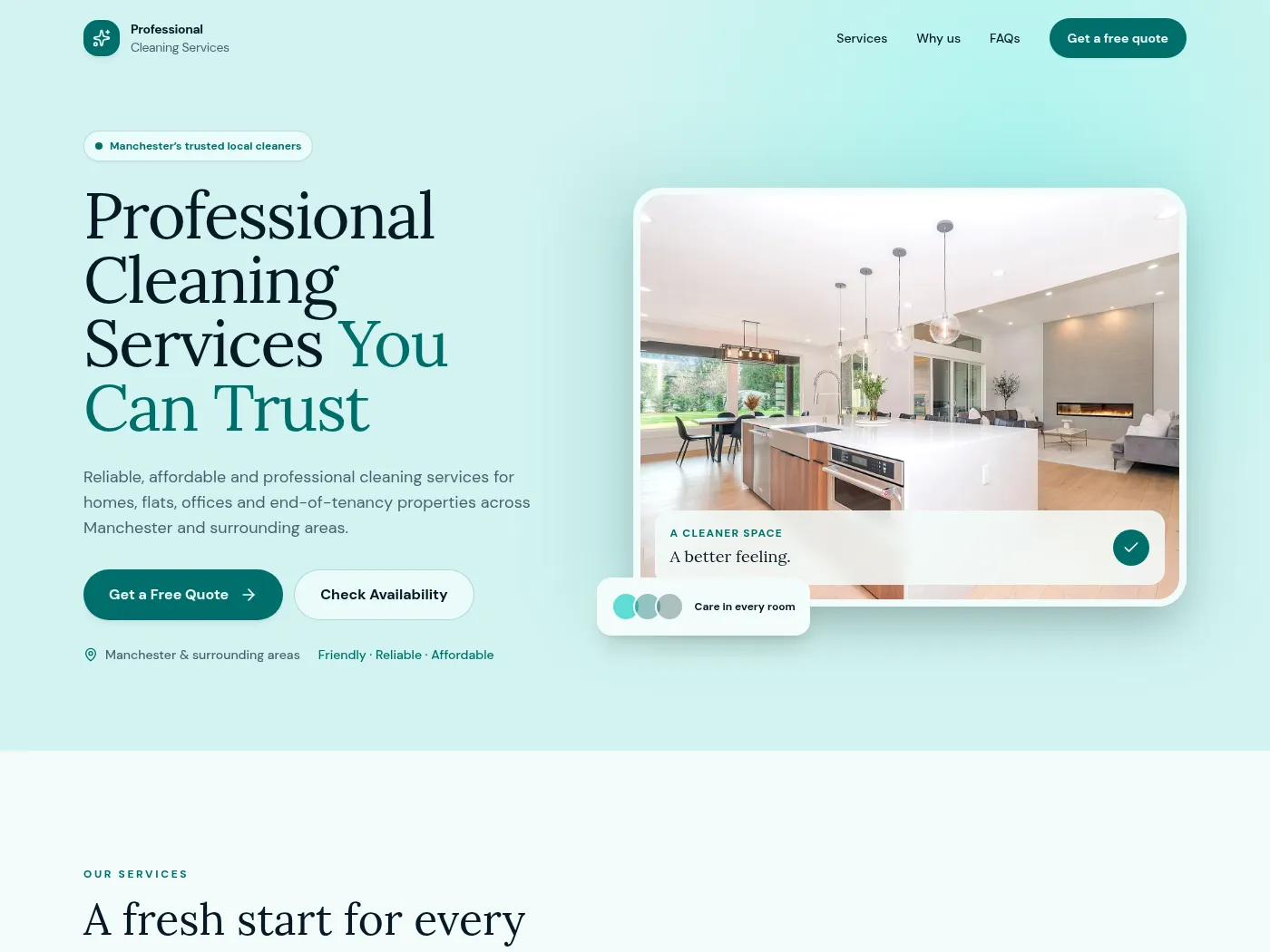 ProClean Manchester Site