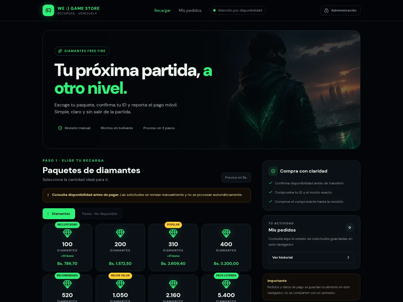 WE Game Store