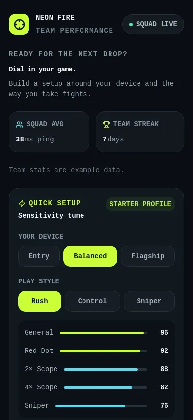 Neon Fire Optimize
