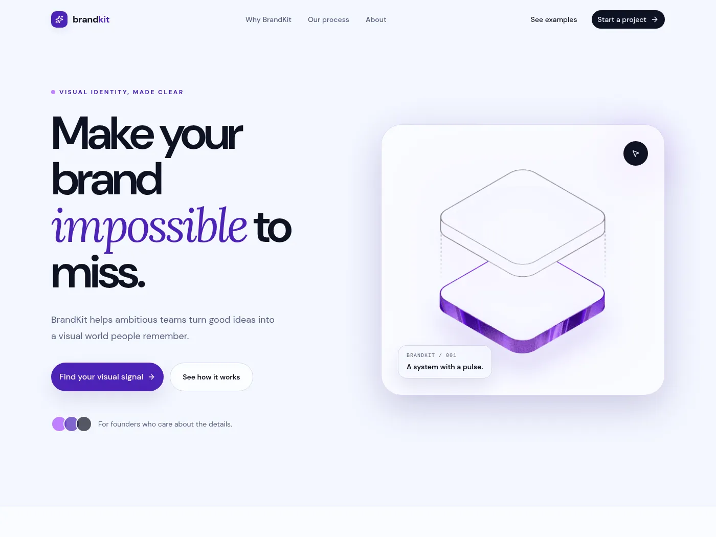 BrandKit Landing Page