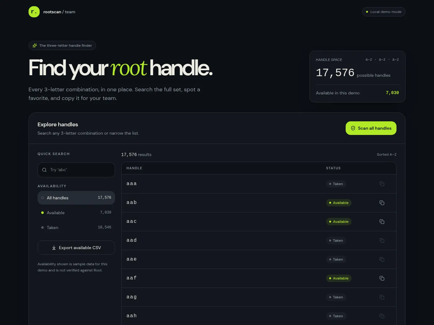 Root Username Scanner