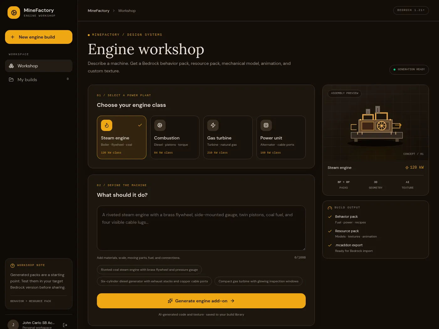 MineFactory AI Addon Maker