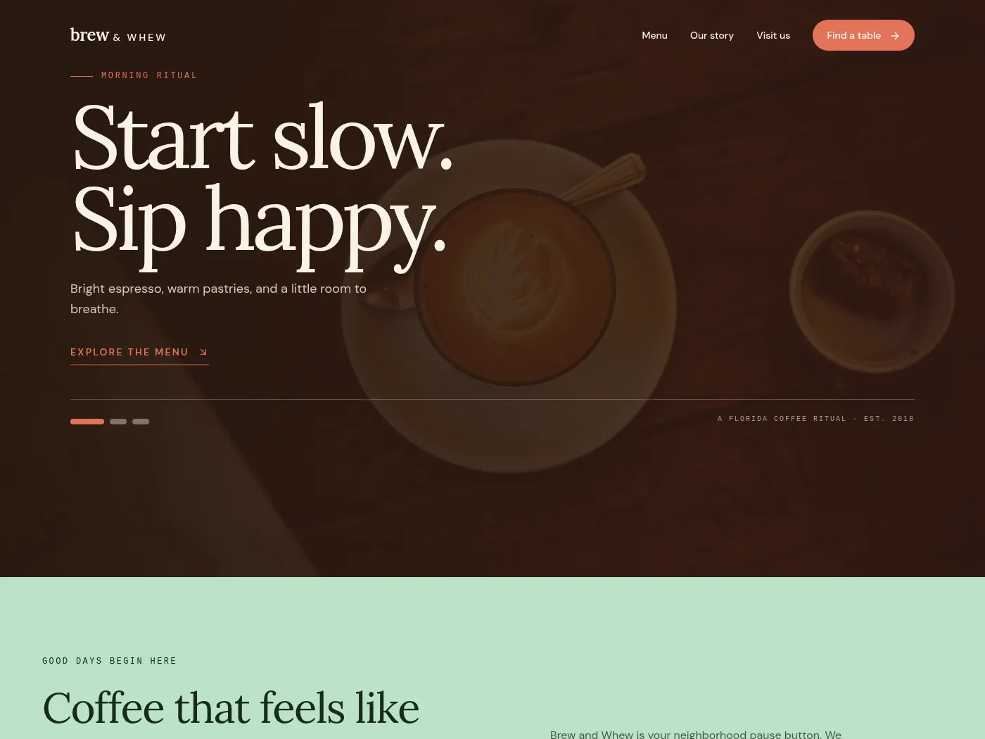 Brew and Whew Website