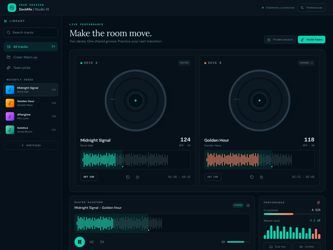 DeckMix Simulator