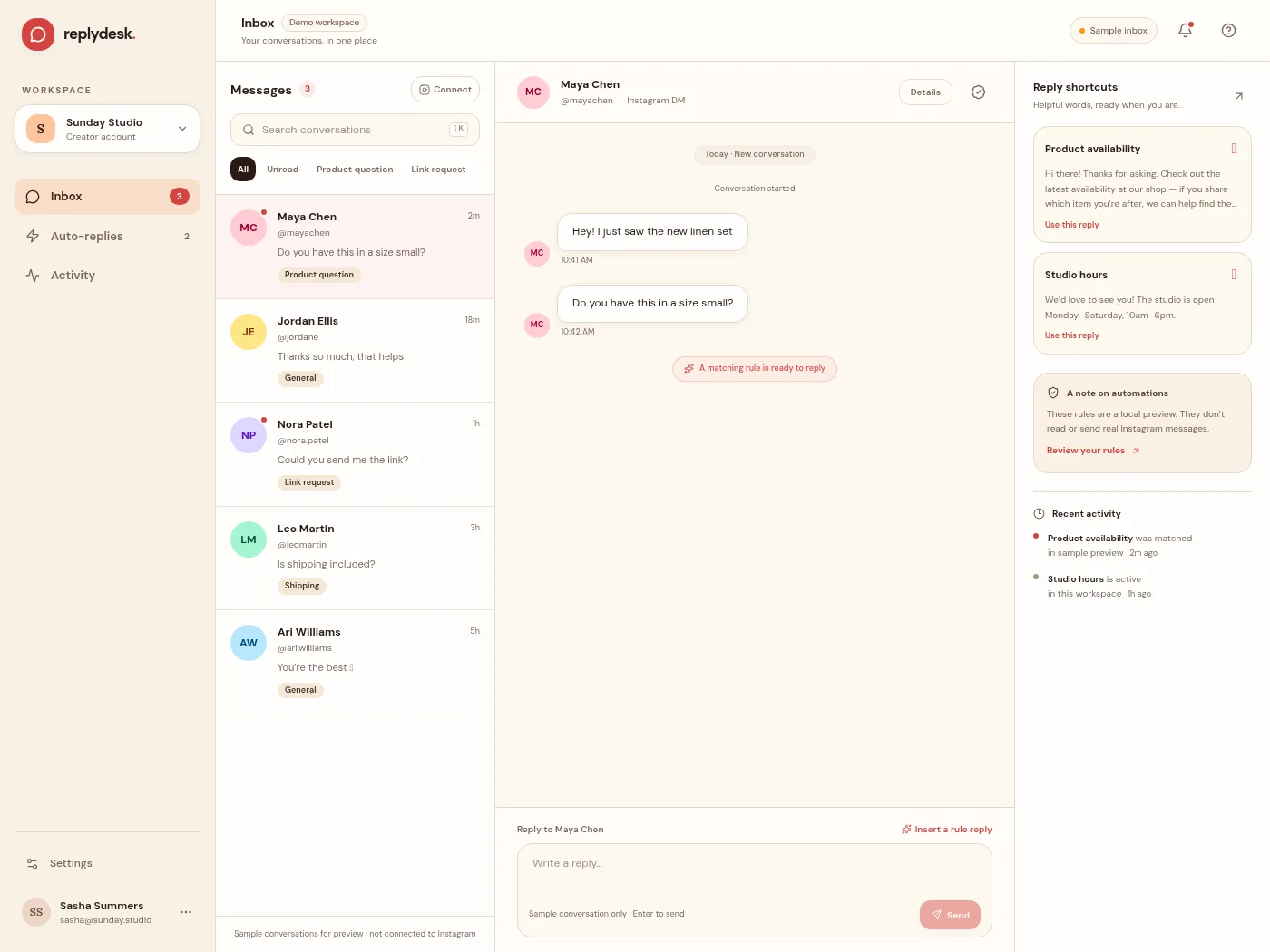 InstaAutoResponder Web