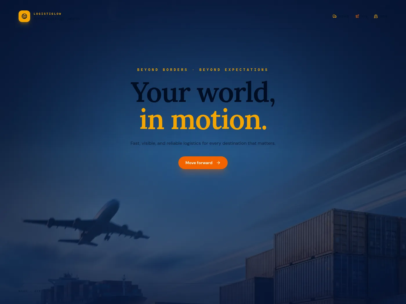 LogistiGlow Poster Design