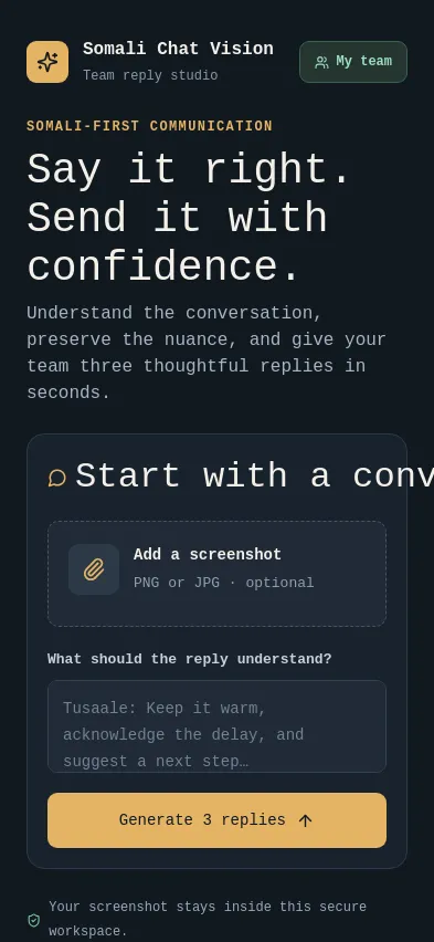 Somali Chat Vision