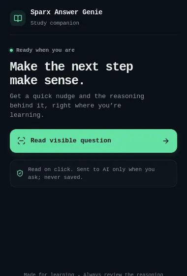 Sparx Answer Genie