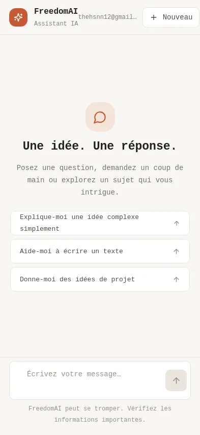 FreedomAI Chat App