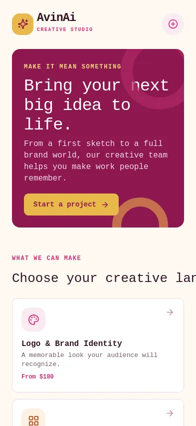 AvinAi Creative Studio