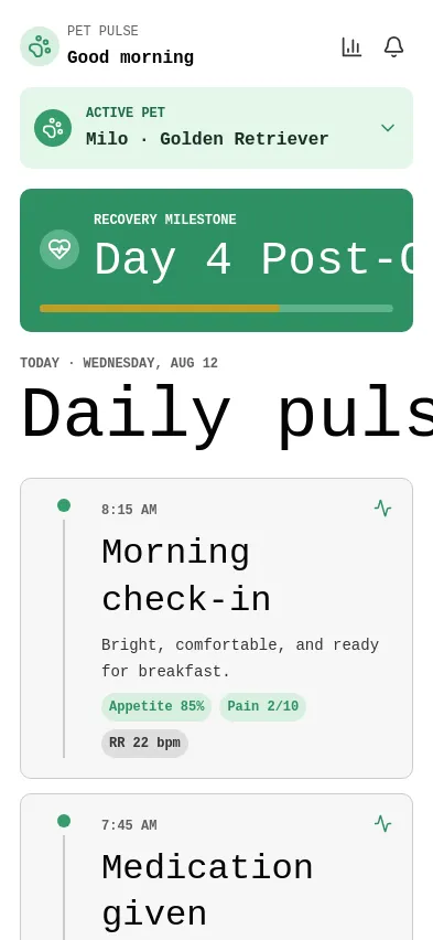 Pet Pulse Tracker
