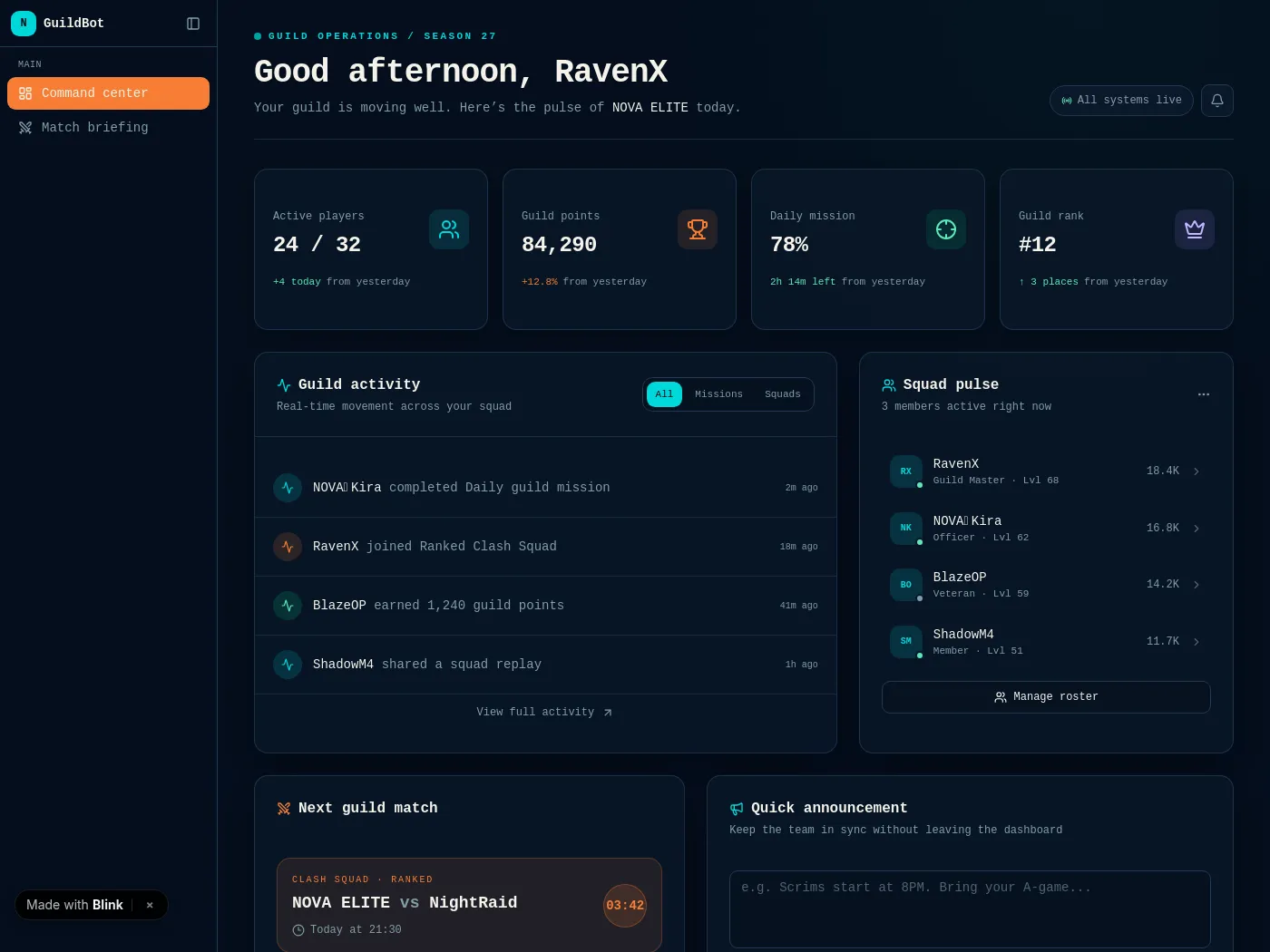 GuildBot for Free Fire