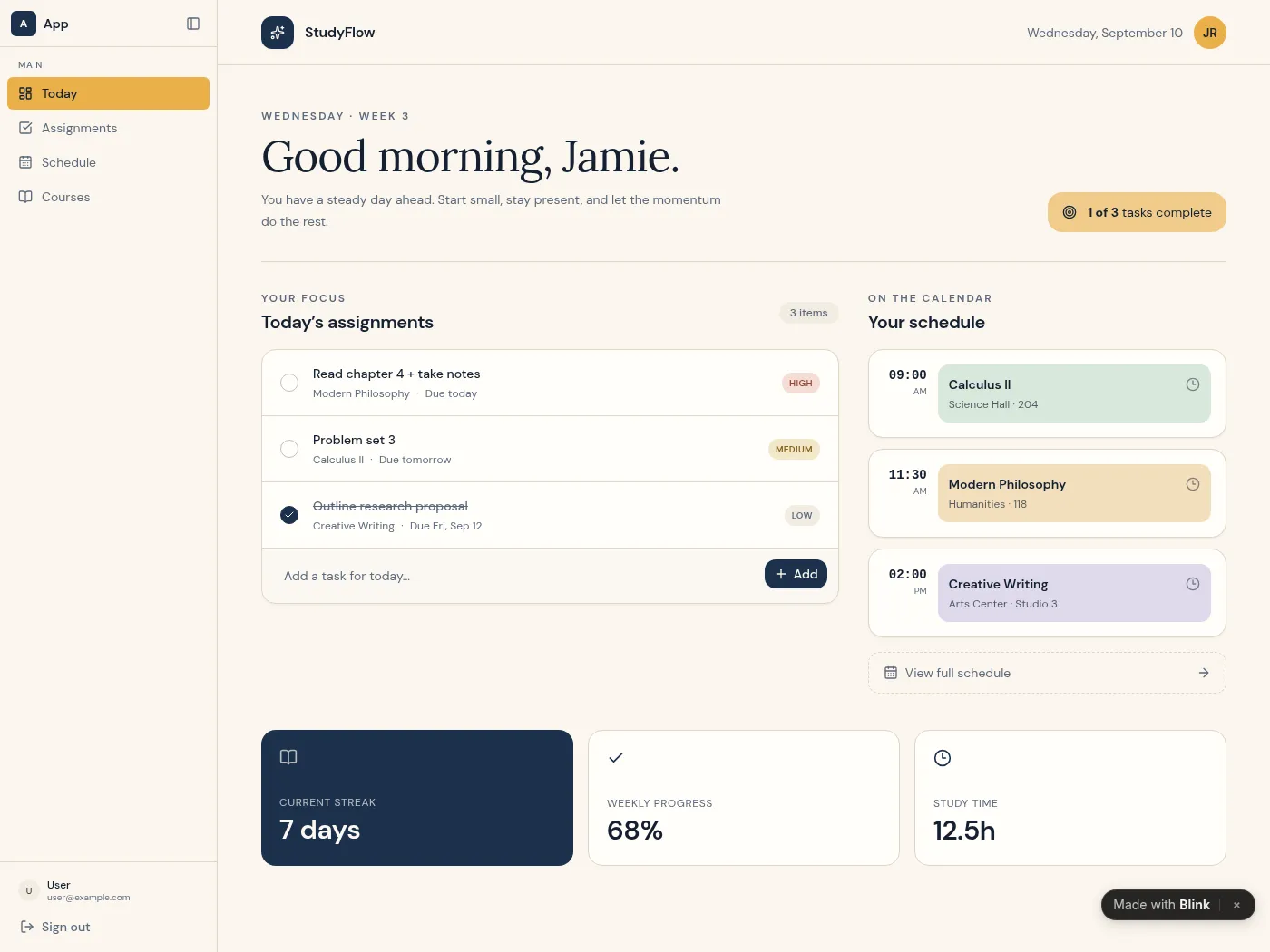 Student Planner Pro