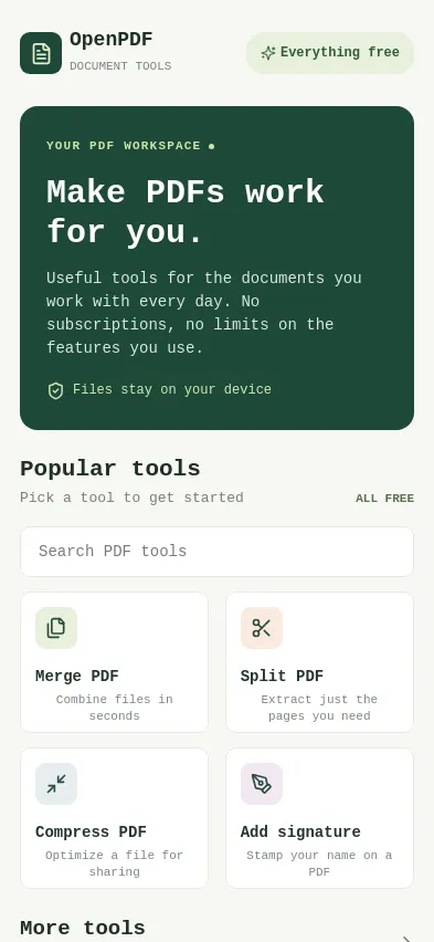 OpenPDF Suite