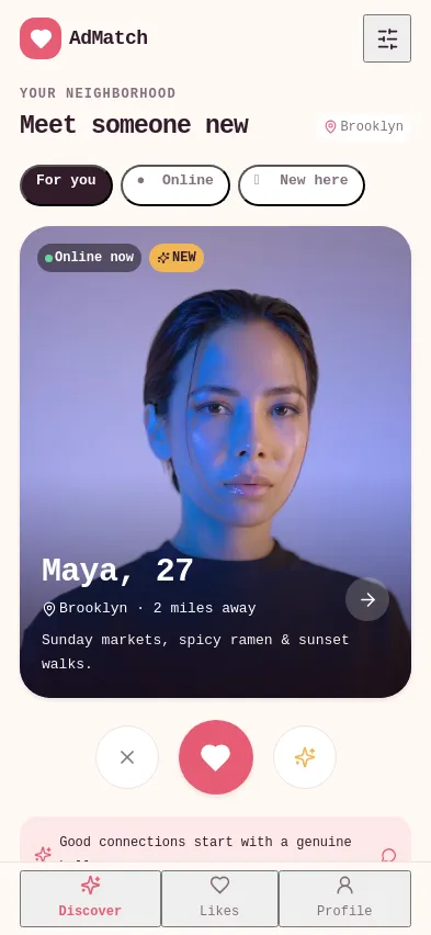 AdMatch Dating App