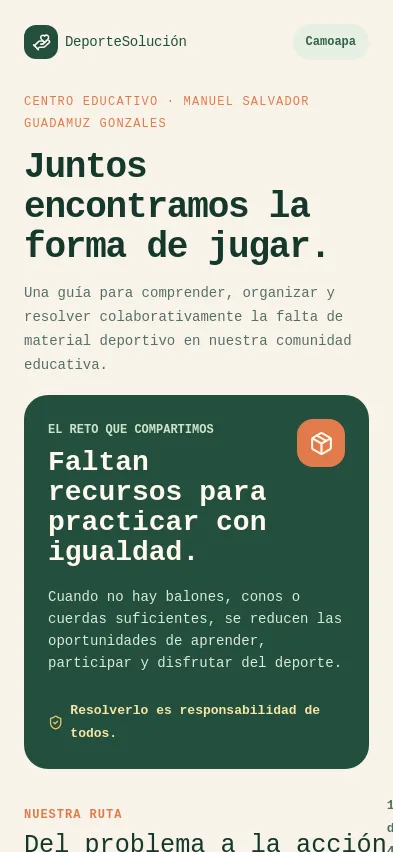 DeporteSolución App