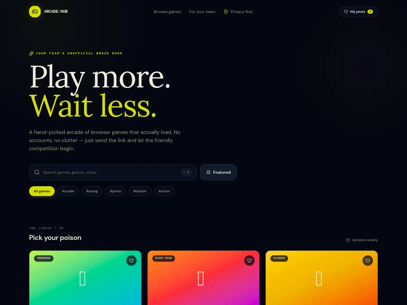 Unblocked Arcade Hub