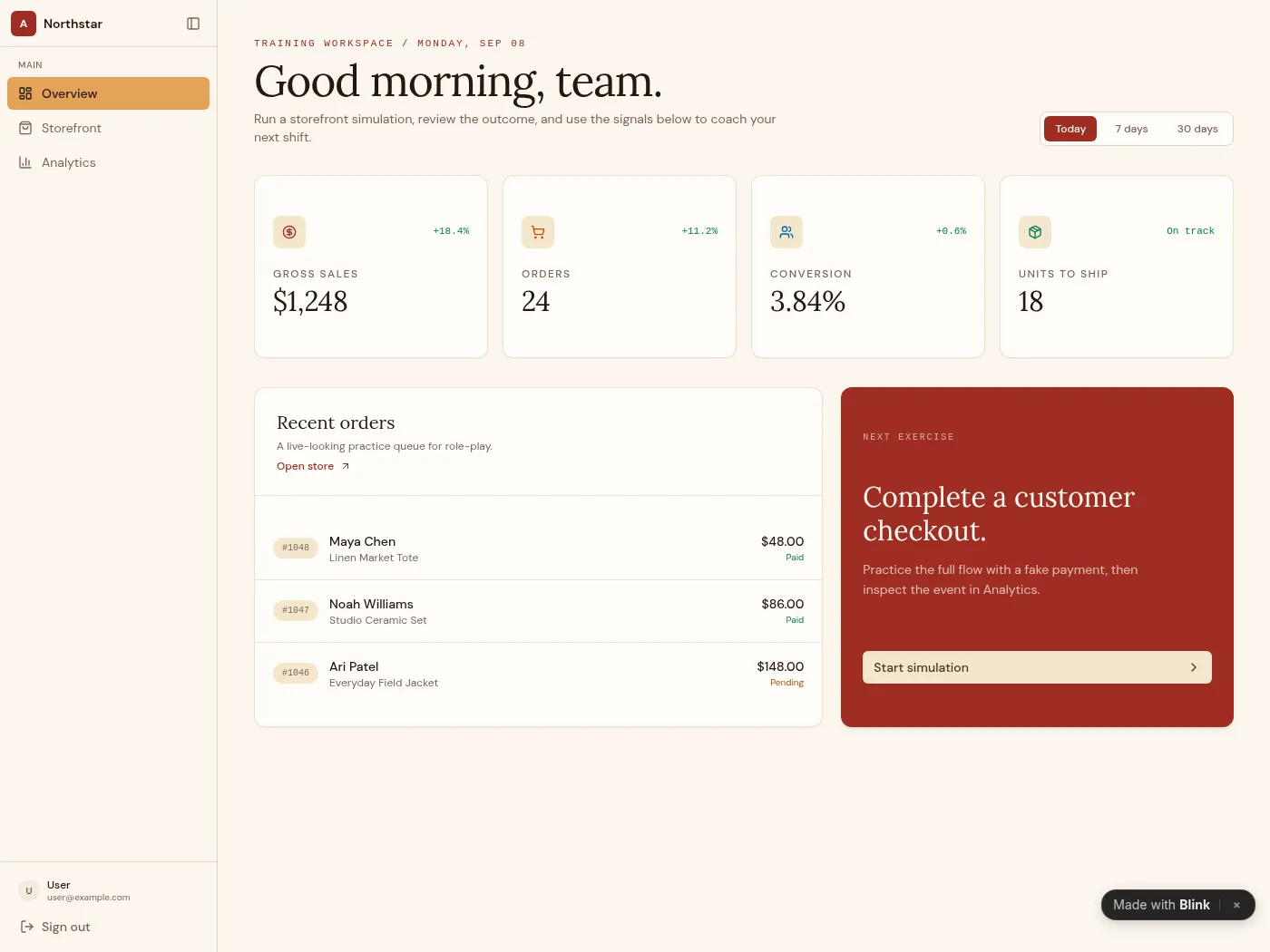 Shopify Sim Trainer