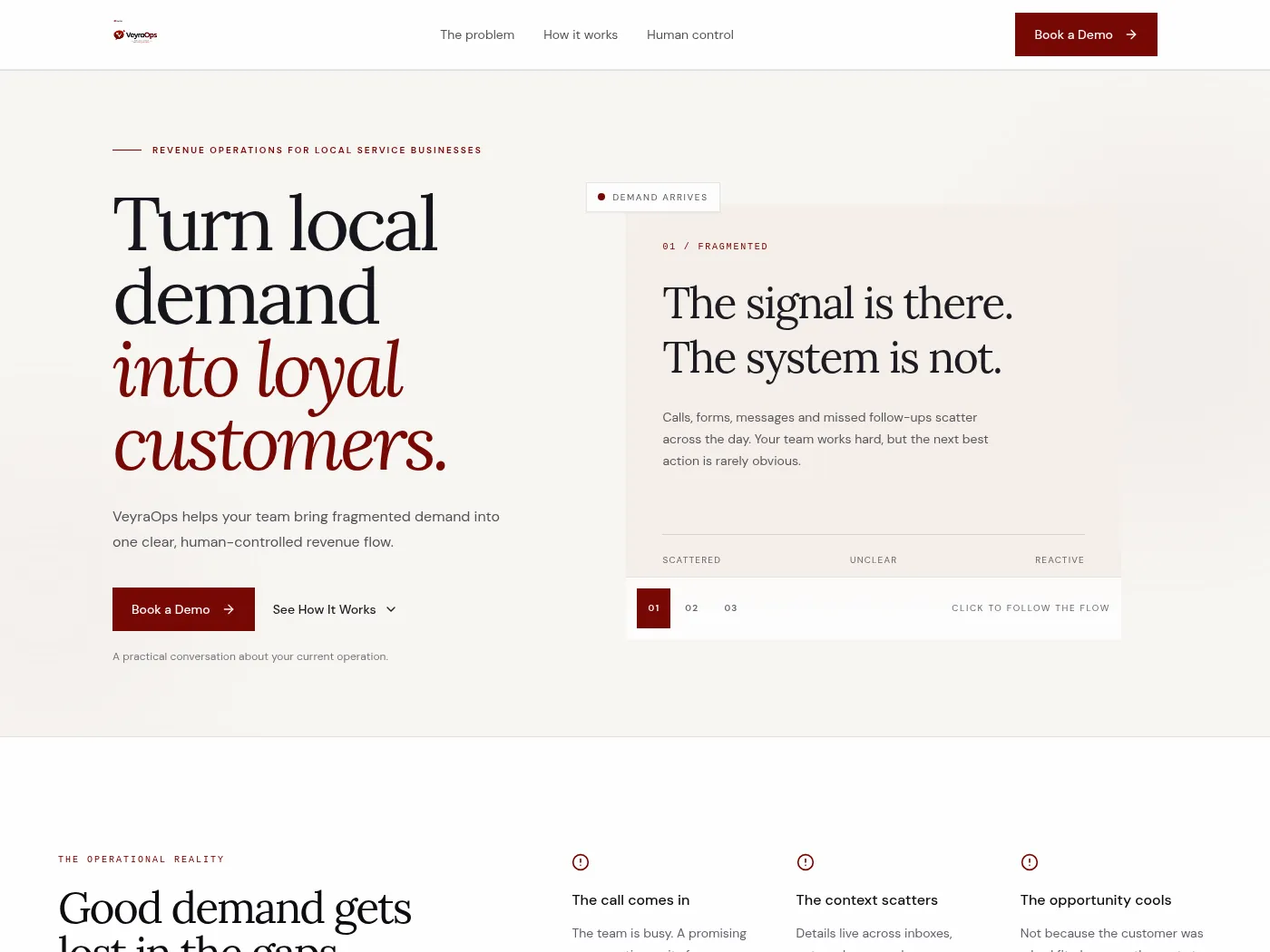 VeyraOps Homepage
