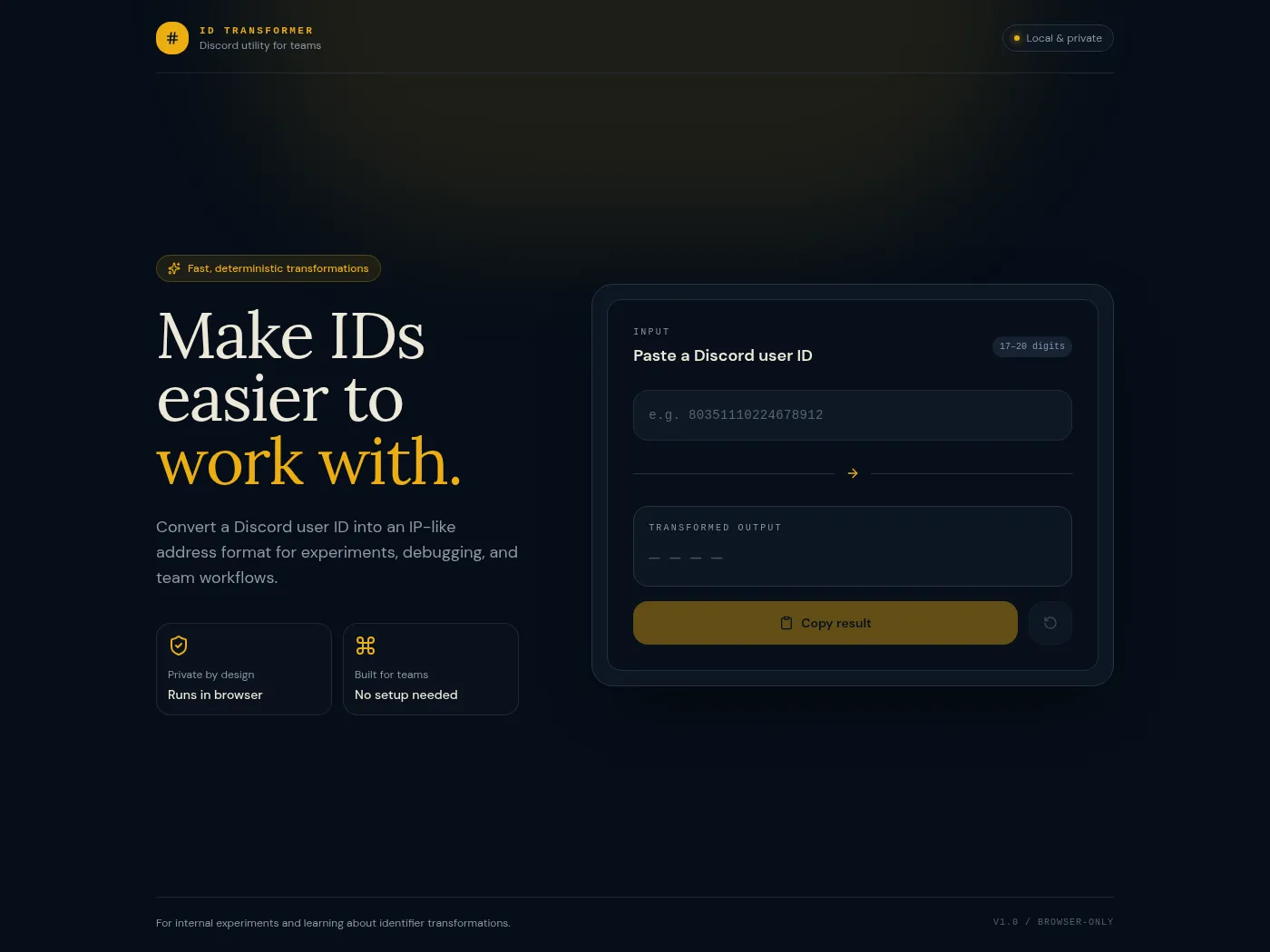 Discord ID Transformer