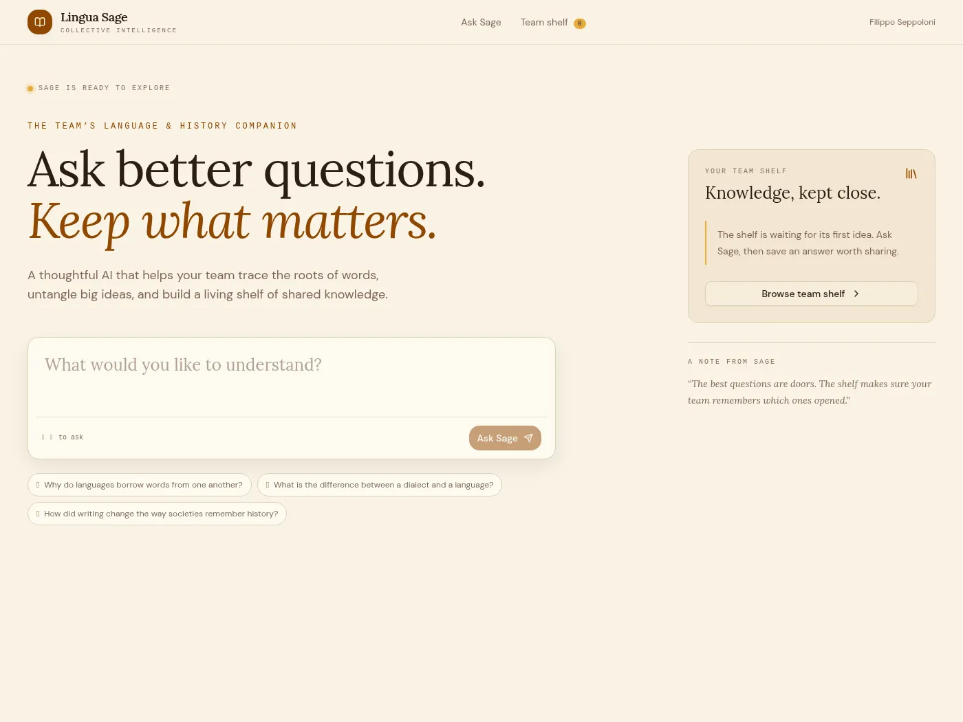 Lingua Sage AI