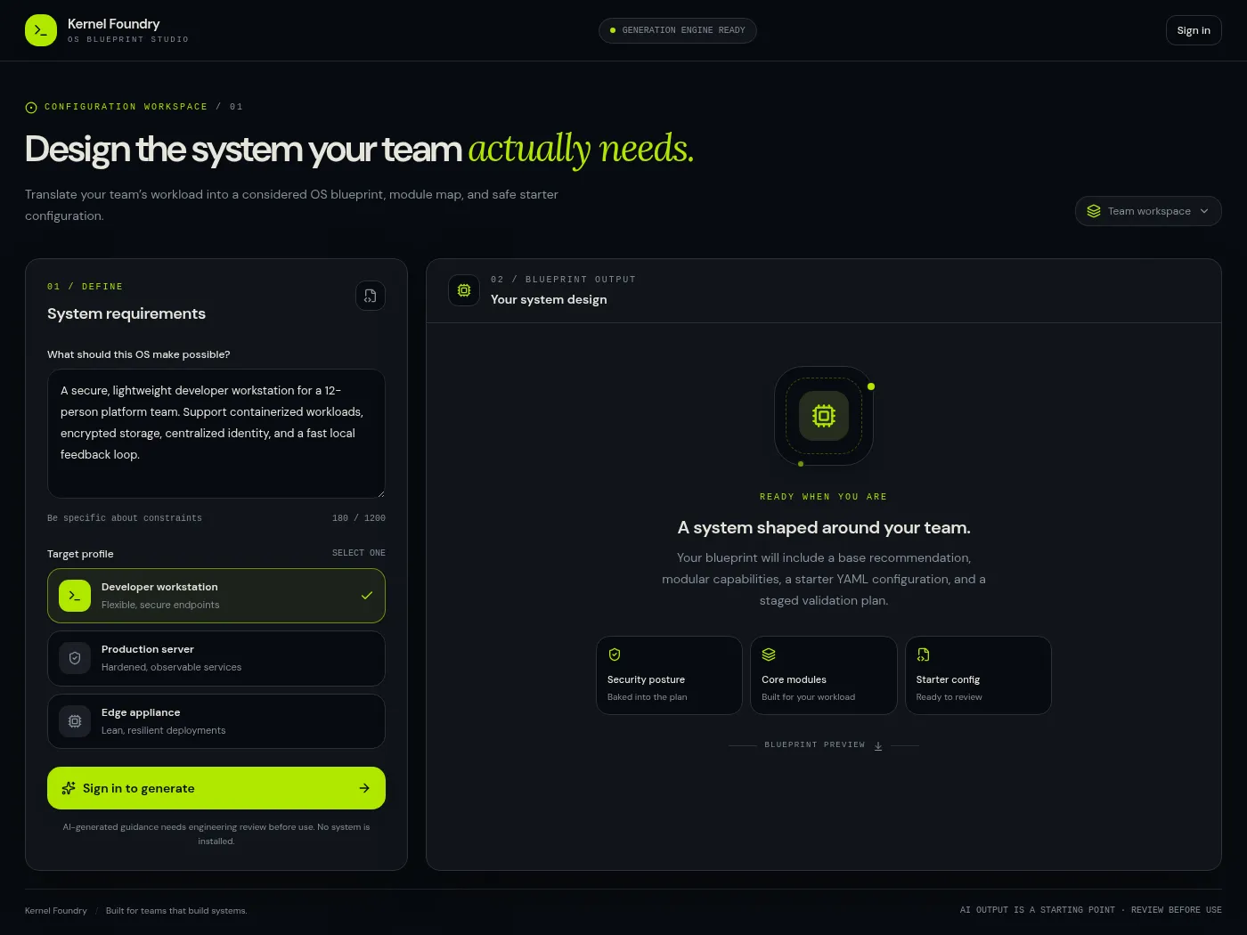 AI OS Builder